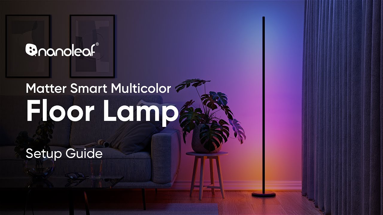 Matter Smart Multicolor Floor Lamp | Setup Guide - YouTube