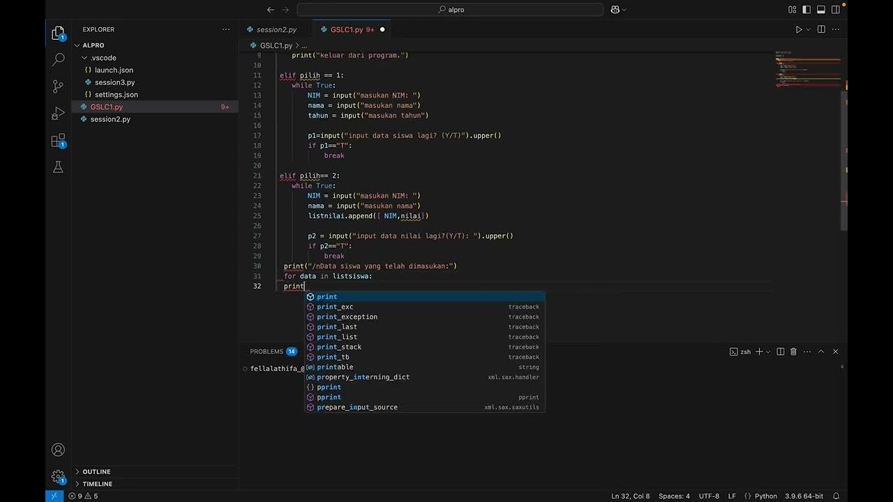 Tugas GSLC algorithm and programming week 5 - YouTube