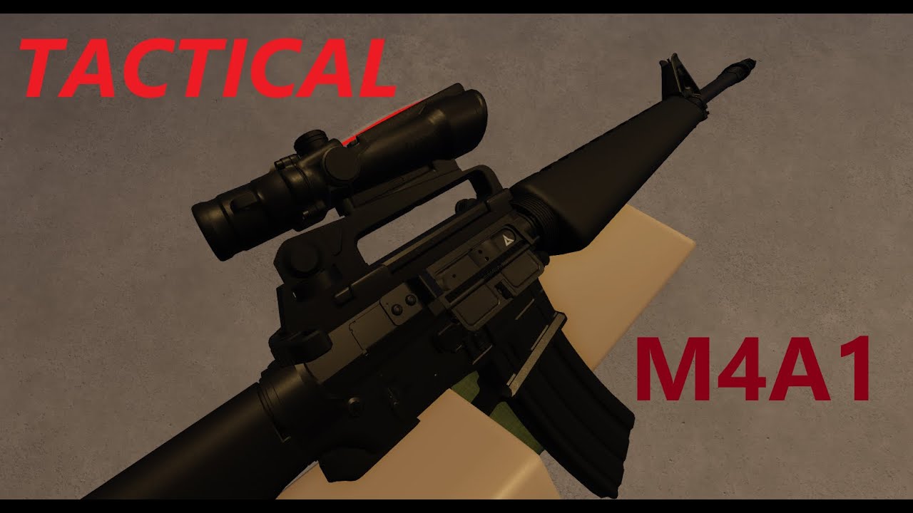 TACTICAL M4A1 in DEADLINE [Roblox] - YouTube