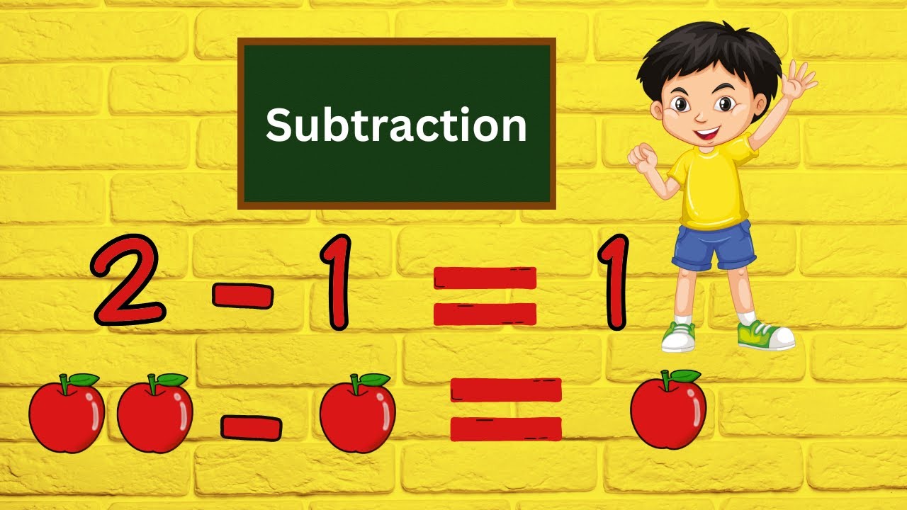 subtraction for kids,subtraction for kindergart,subtraction for class 1 ...