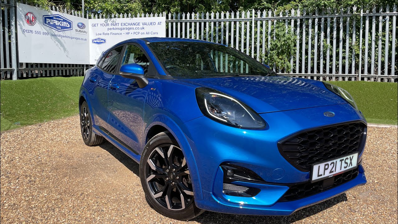 FULL WALKAROUND: DONT BE SO BLUE? FORD PUMA ST-LINE MHEV 1.0 ECO-BOOST ...