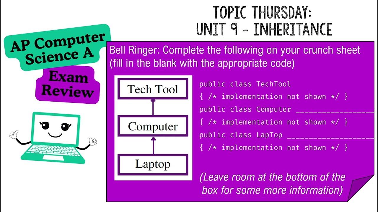 AP CSA Exam Review - Unit 9 - YouTube