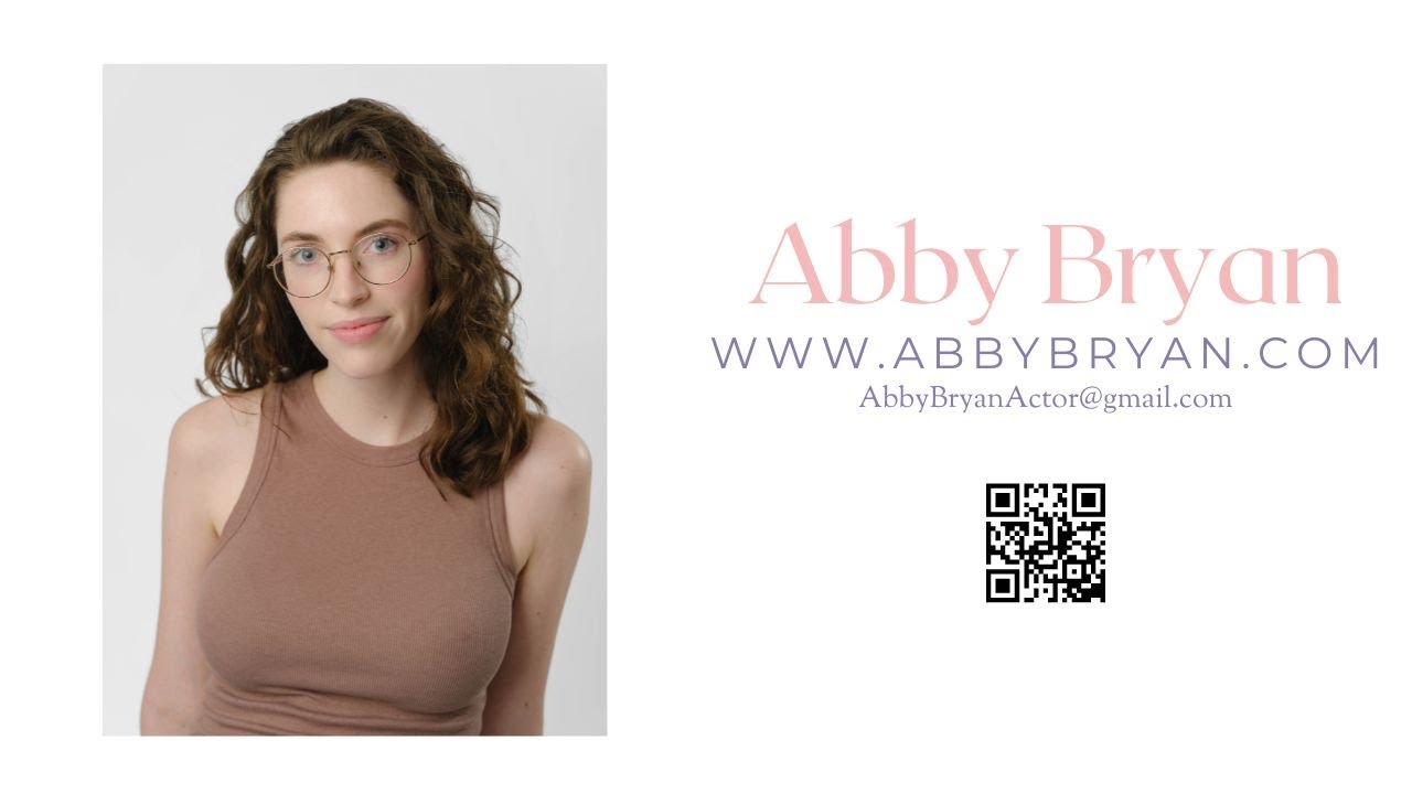 Abby Bryan Demo Reel 2024 - YouTube