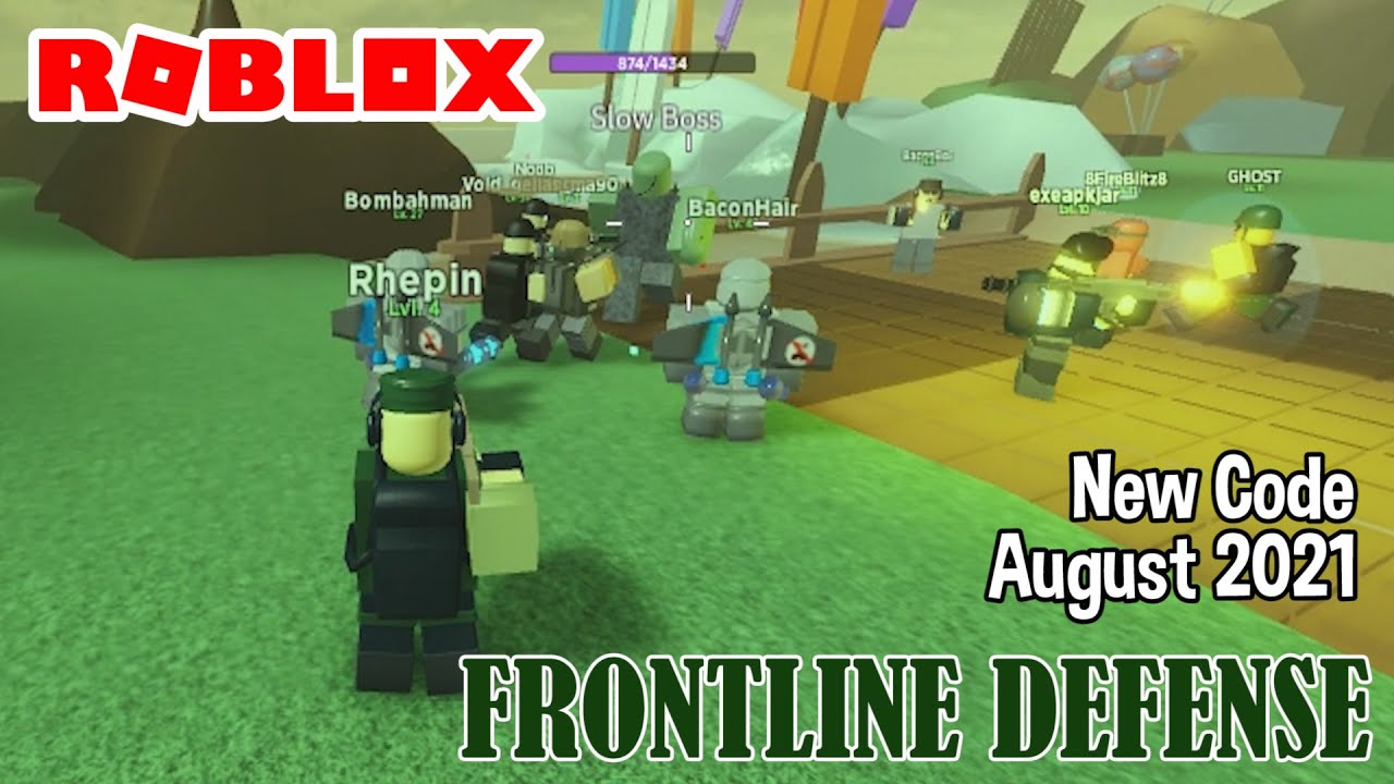 Roblox Frontline Defense New Code August 2021 - YouTube