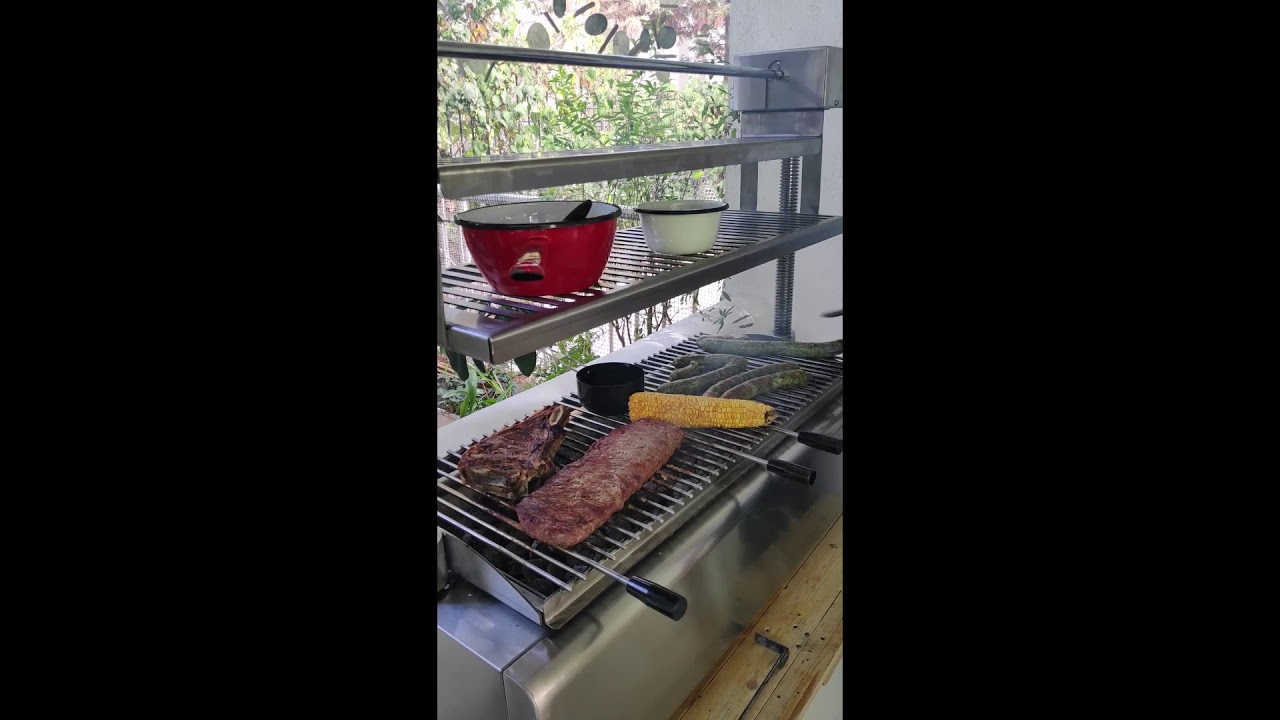 ROASTER Charcoal Robata Grill in action! - YouTube