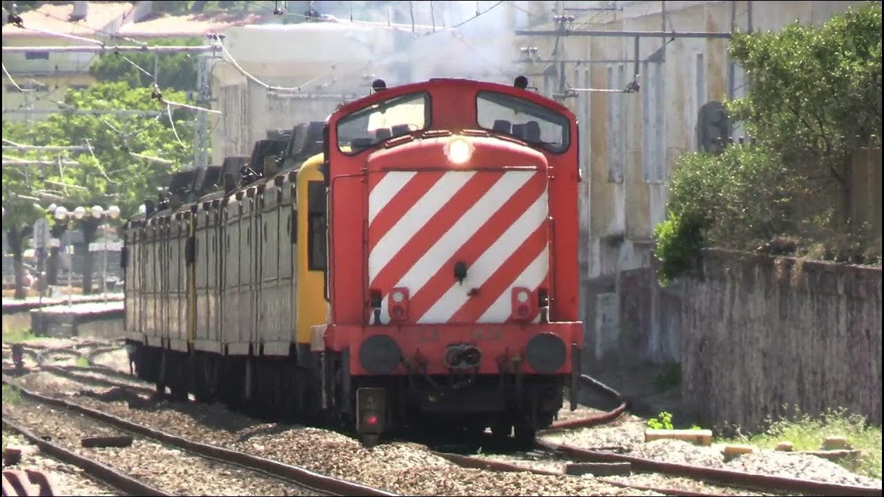 CP 1429 traz unidades de Cascais do torno de fosso e acoplamento de unidades - Carcavelos - 19 ...