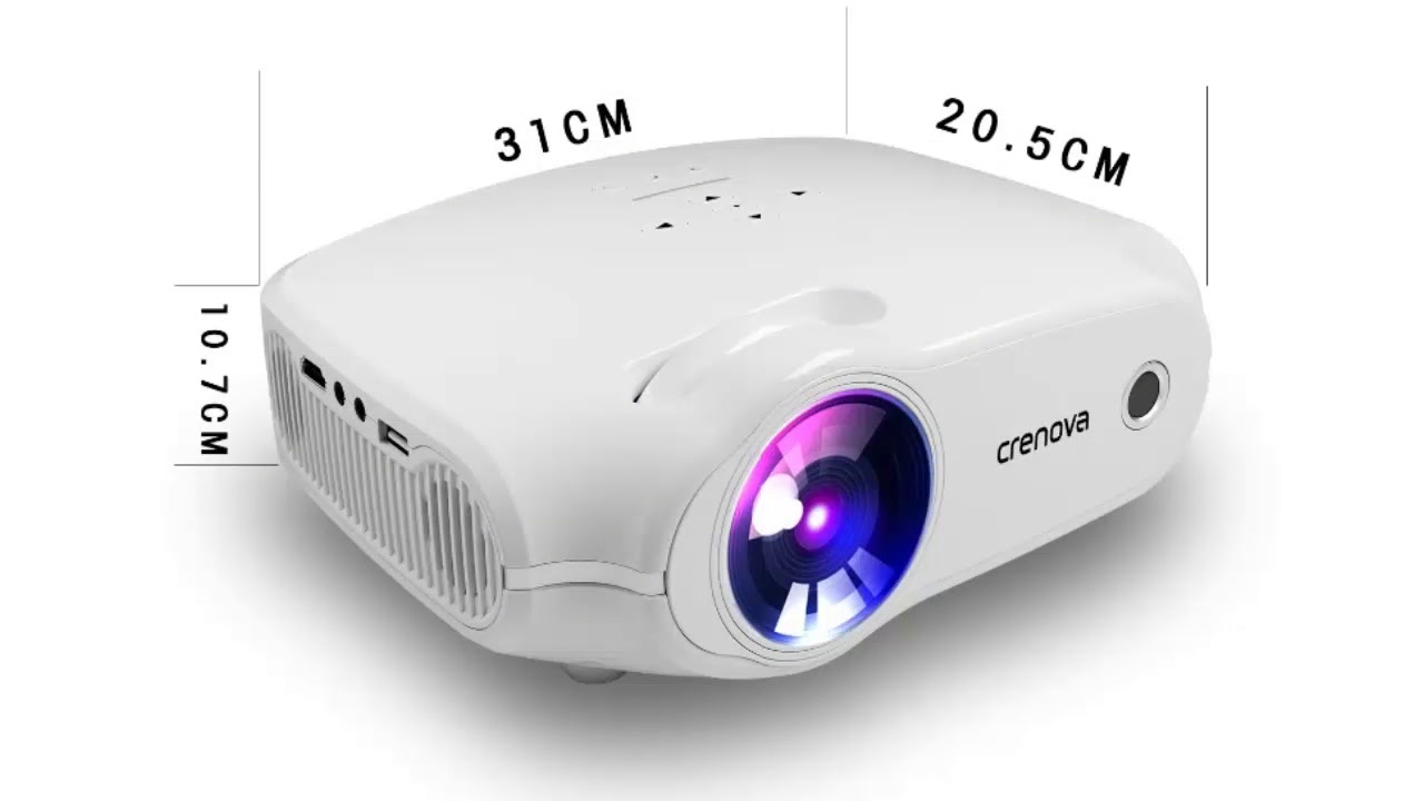 CRENOVA 4K - 2K Home Theater LED Projector - YouTube