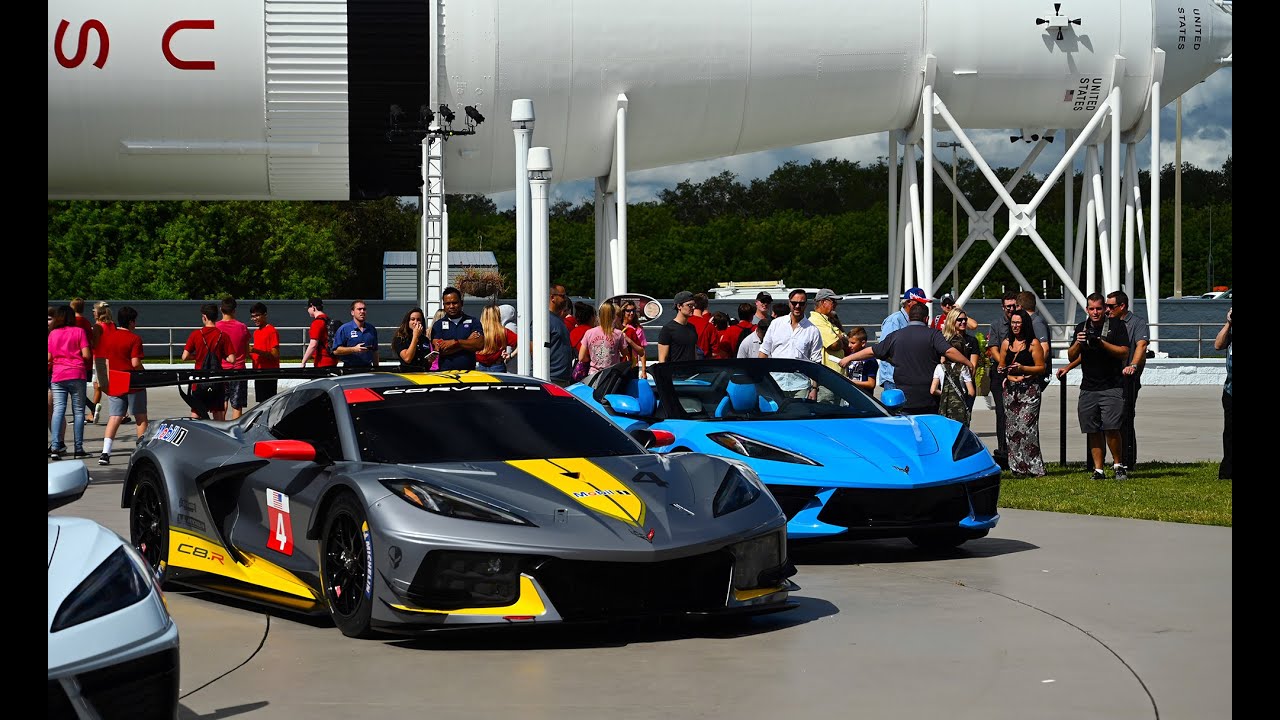 2020 Corvette C8.R Race Car Reveal NASA Kennedy Space Center C8R - YouTube