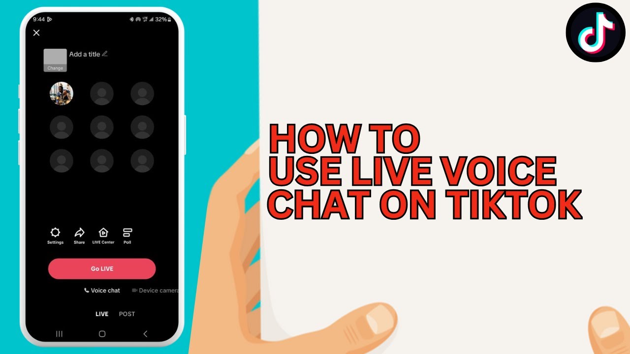 How to Use Live Voice Chat On Tiktok - YouTube