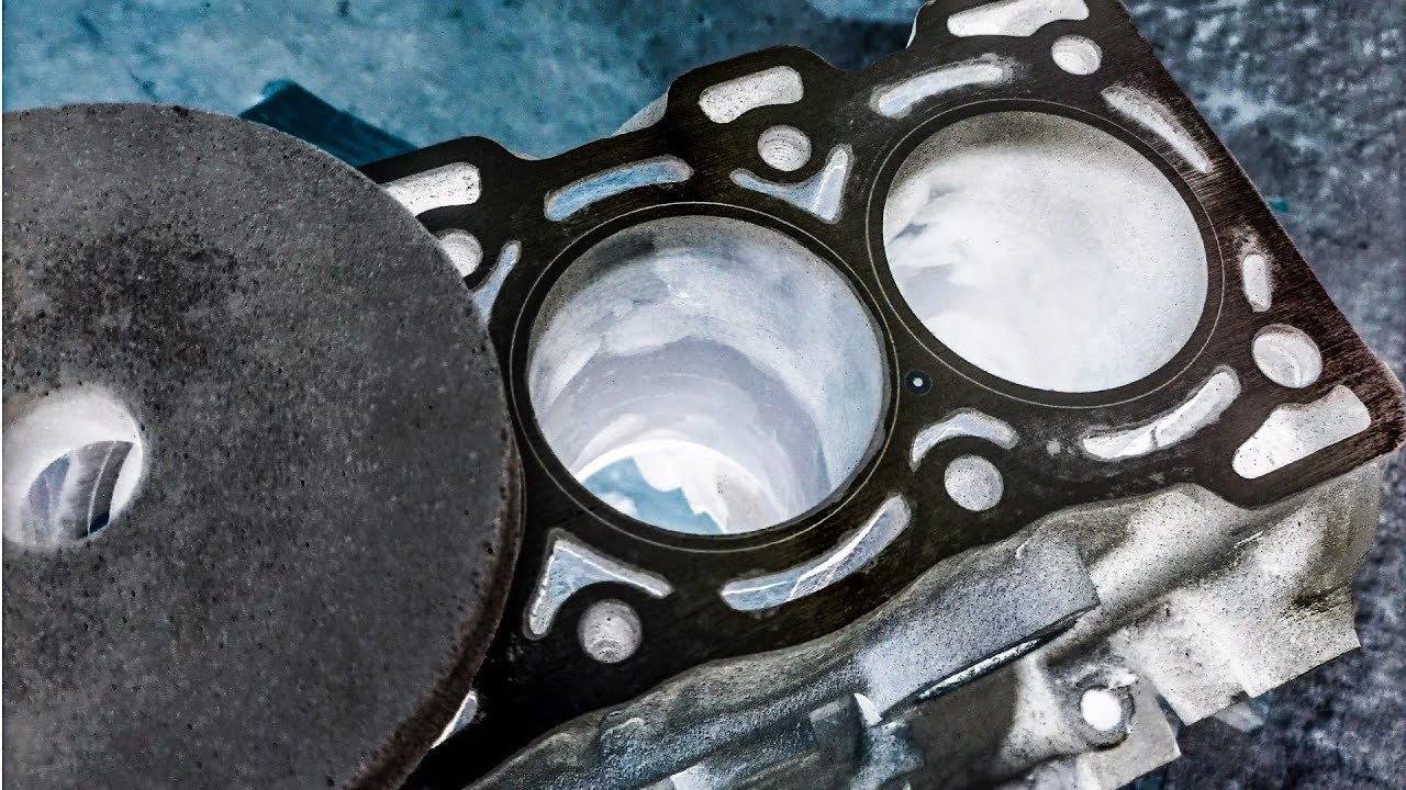 Head cylinder resurface - YouTube