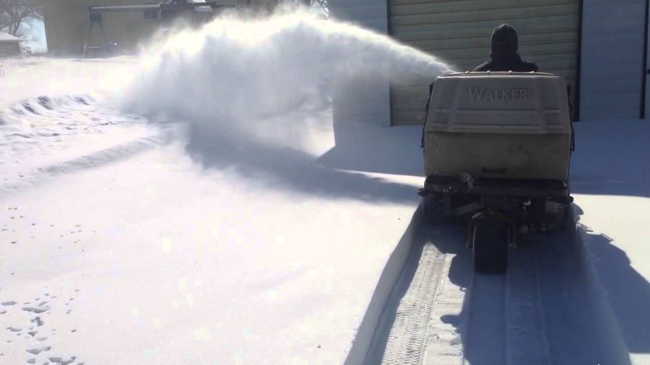 Walker Snow Blower - YouTube