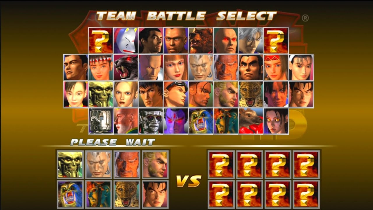 Tekken tag tournament HD Team battle mode gameplay - YouTube