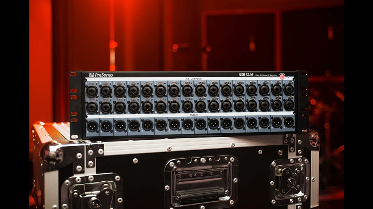 PreSonus Expands NSB Family Of AVB-Networked Stage Boxes - YouTube