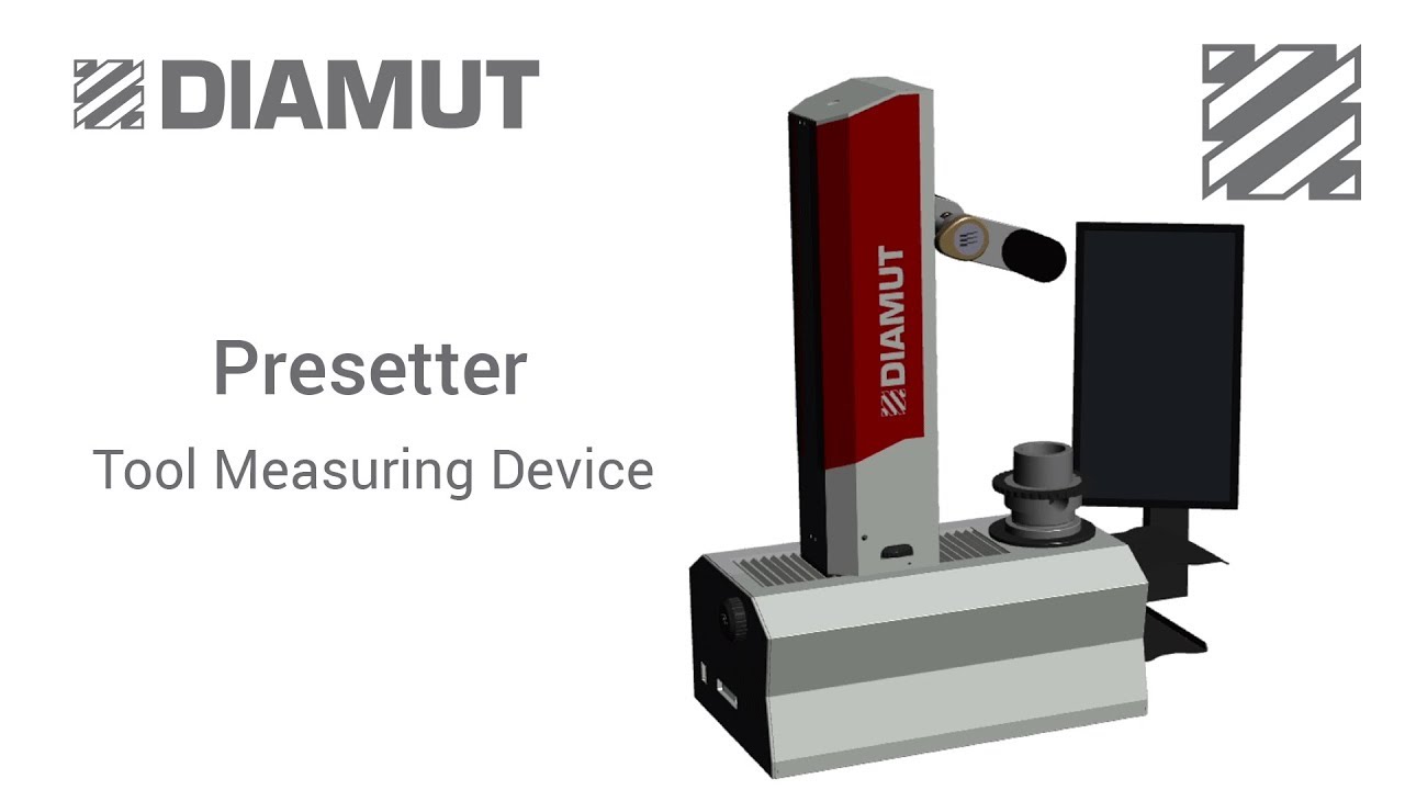 Diamut - Presetter - Tool Measuring System - YouTube
