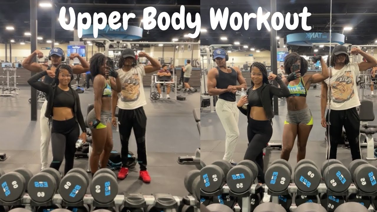 Upper body workout🔥 ft Twins Sonsofthunderx2 - YouTube