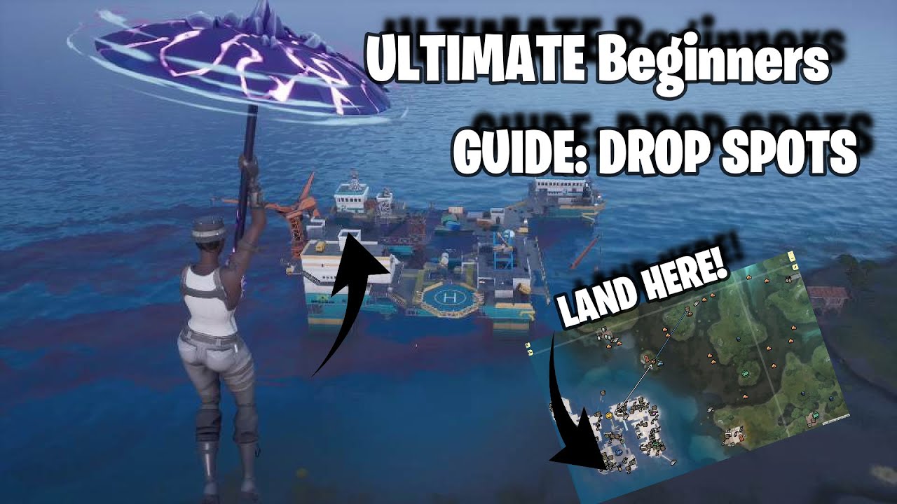 Ultimate Beginners GUIDE to COMPETITIVE FORTNITE: drop spots # ...