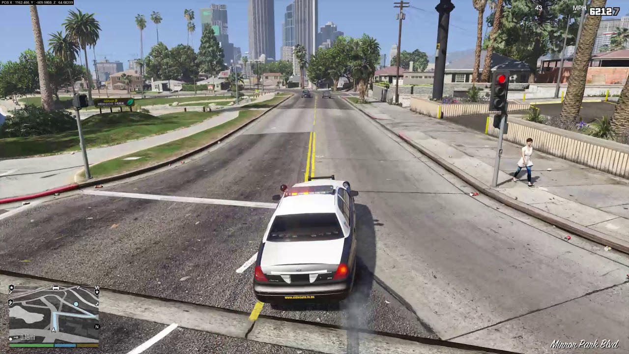 Desoto PD GTA V LSPDFR Patrol - Foot Pursuit and Disturbance - YouTube