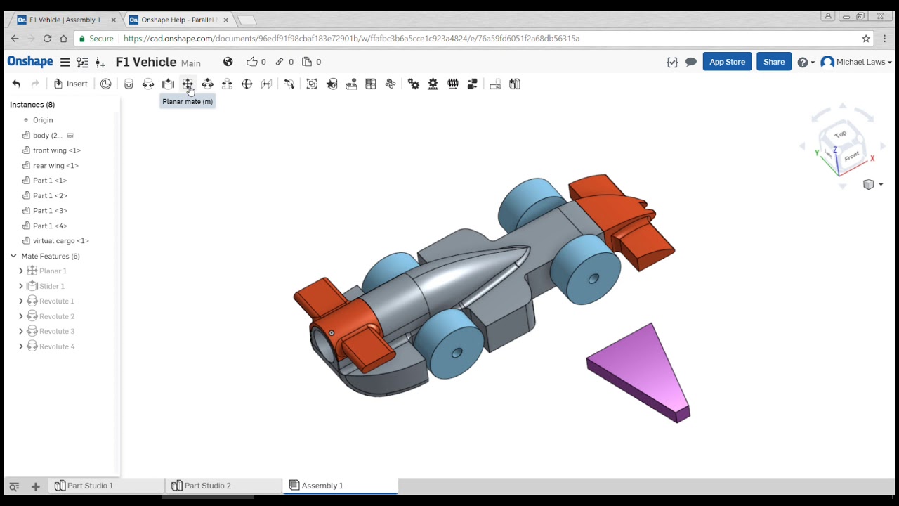 F1 Vehicle in OnShape - Part 4: Virtual Cargo - YouTube