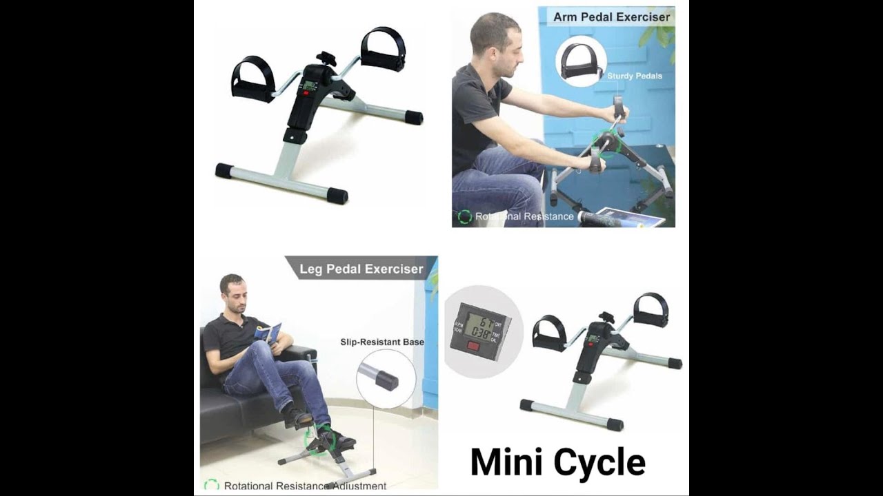 Leg Pedal Exerciser || Mini Cycle for exercise - YouTube