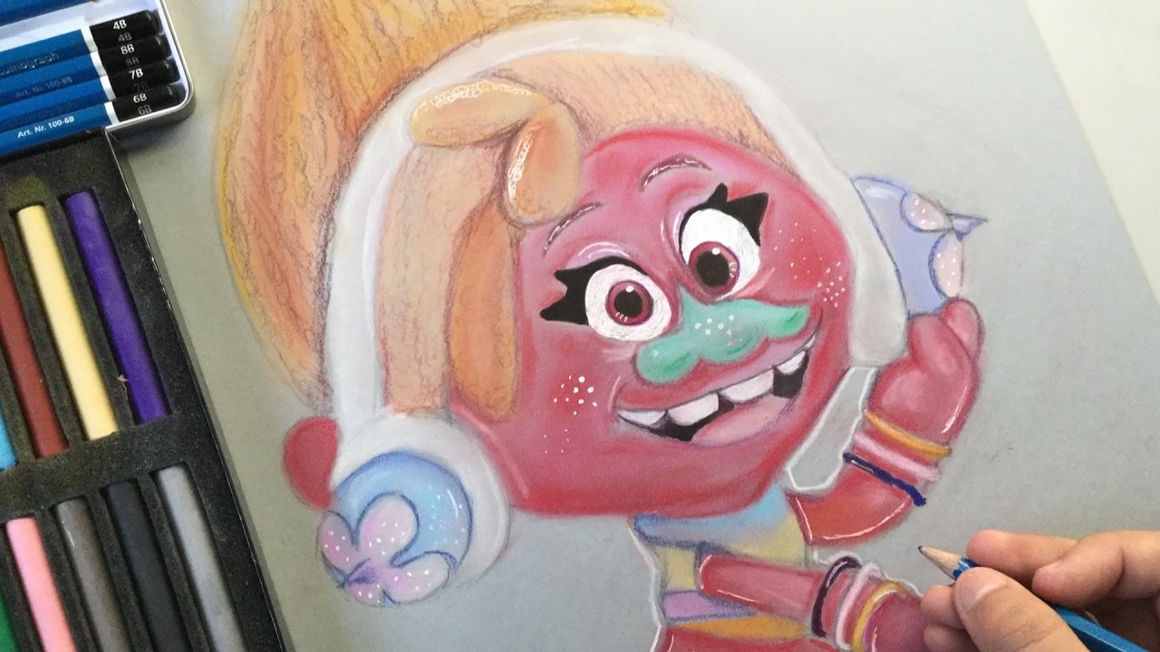 Drawing Dj Suki |From Trolls!! - YouTube