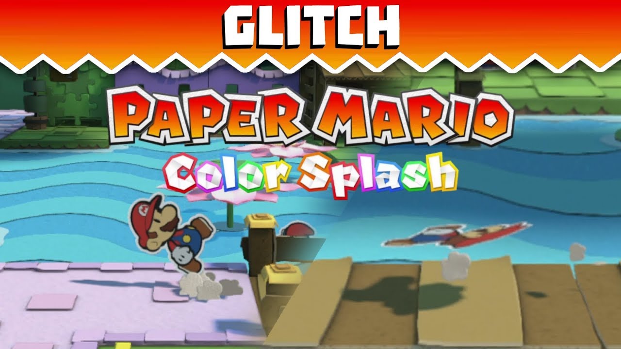 Paper Mario Color Splash - Bucket Glitch - Game Breakers - YouTube