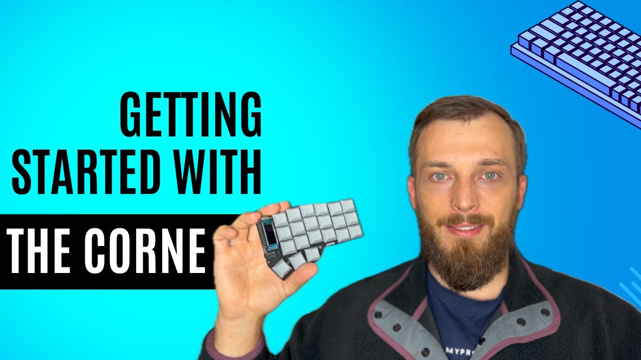 Getting started with the corne keyboard - YouTube