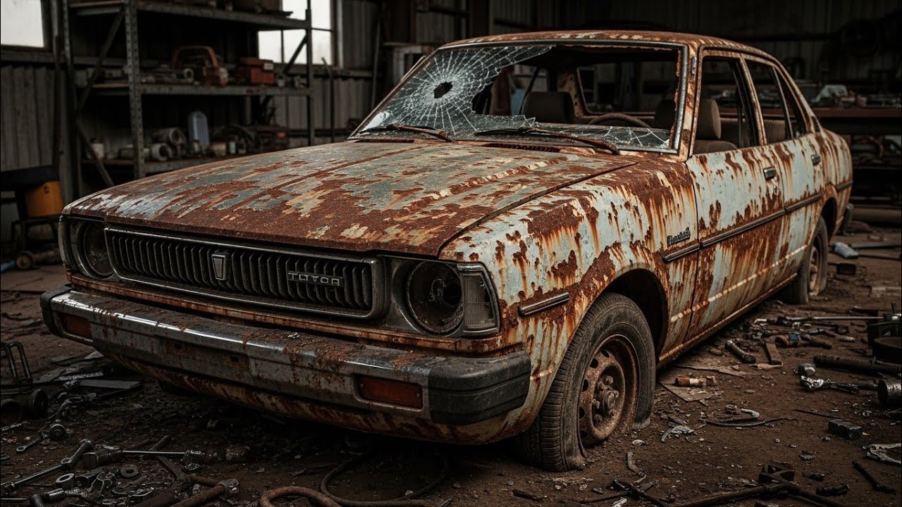 “ASMR Car Restoration | 1979 Toyota Corolla Rust to Gleaming Classic ...