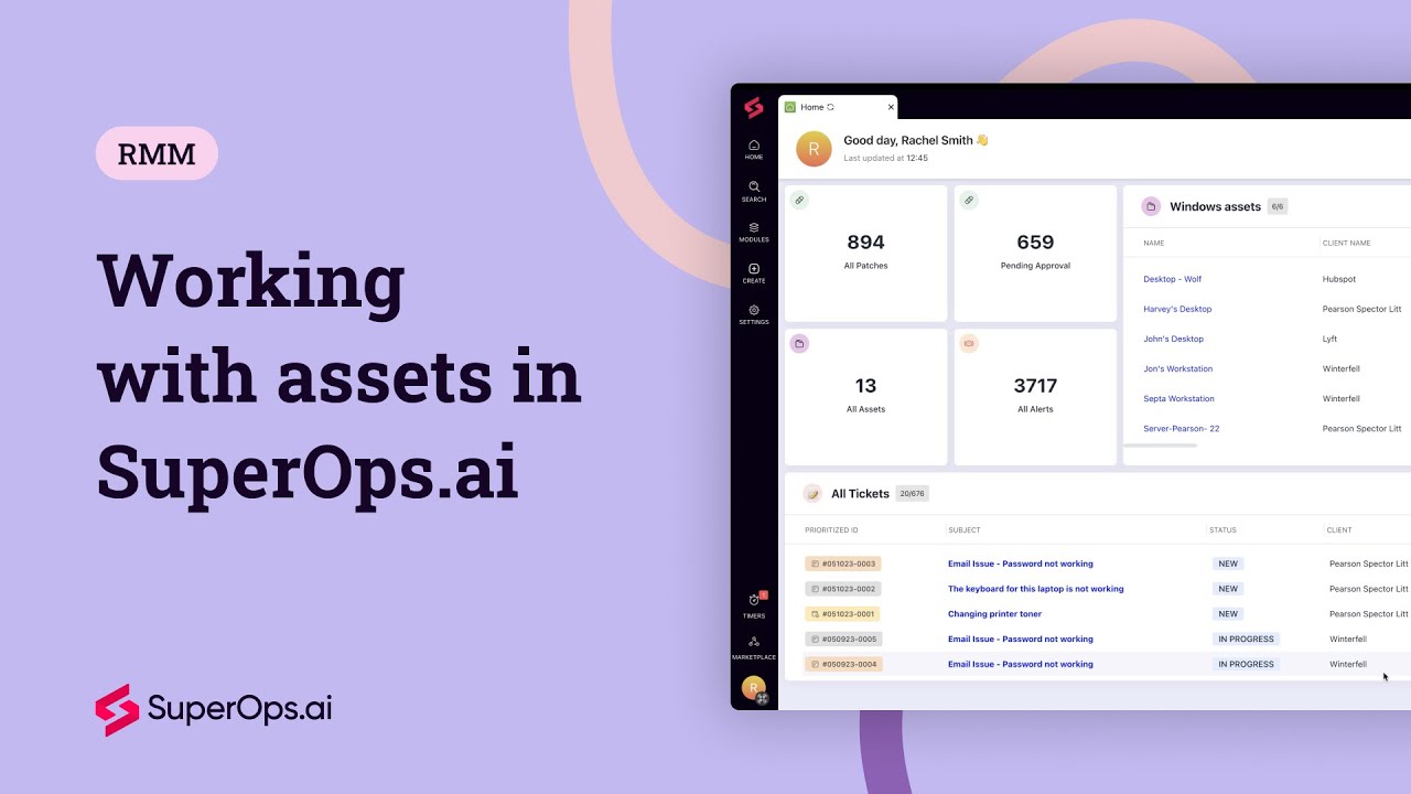 Working with assets in SuperOps.ai - YouTube