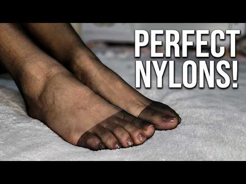 Black Nylons & Perfect Pedicure Close Up #feet #asmr #foot