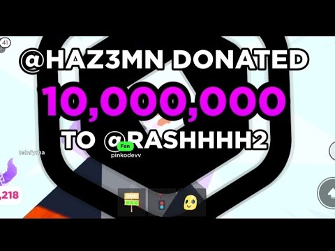 THE NEW 10 MILLION ROBUX GLOBAL EFFECT IN PLS DONATE DONATED BY HAZEM ...