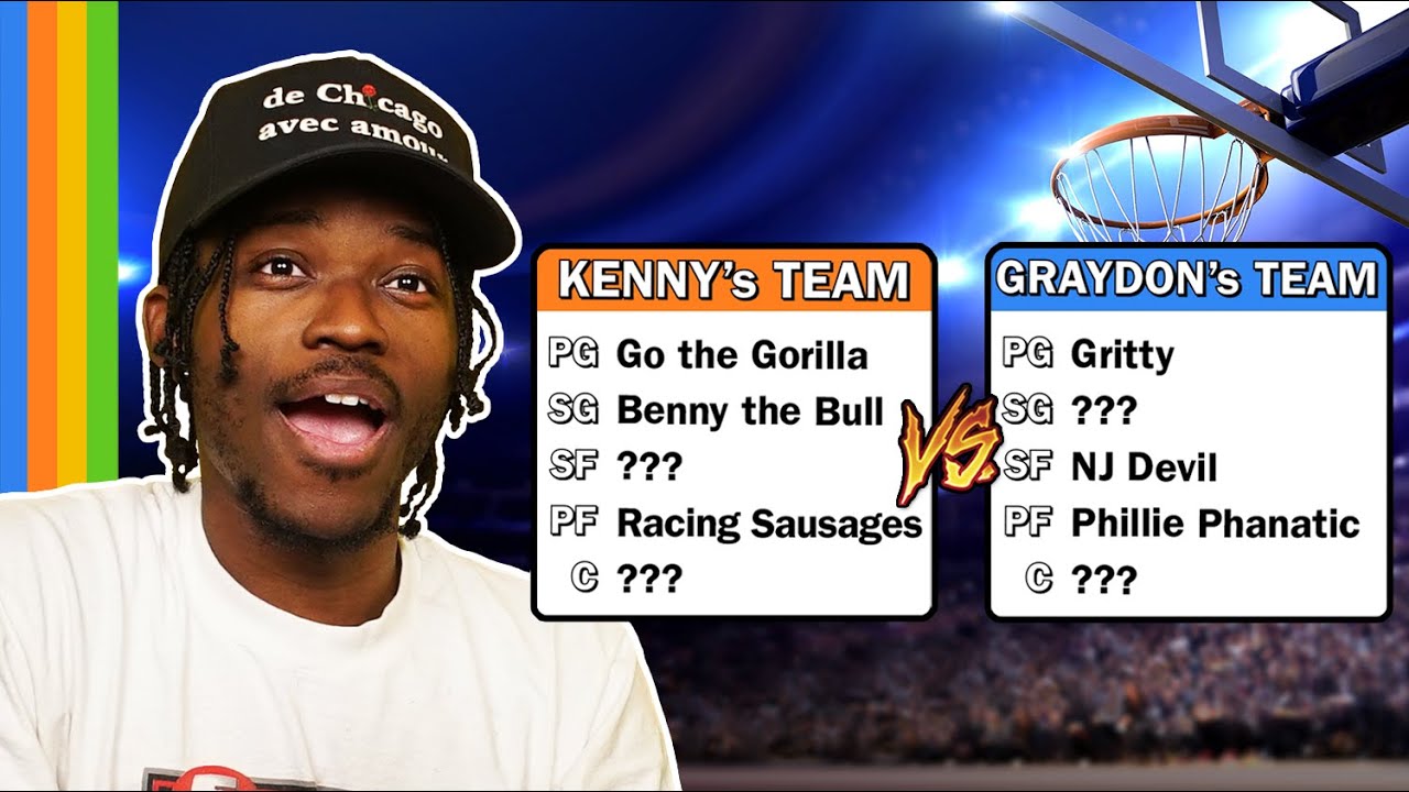 Drafting Mascots to Starting 5s with @KOT4Q - YouTube