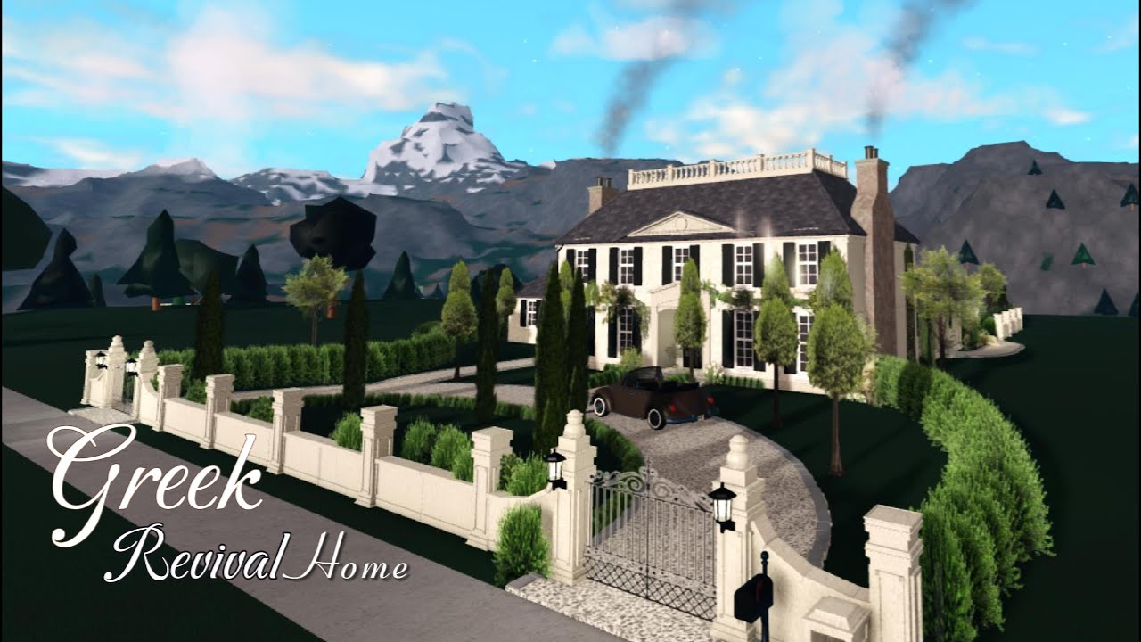 Bloxburg | Greek Revival Mansion - YouTube