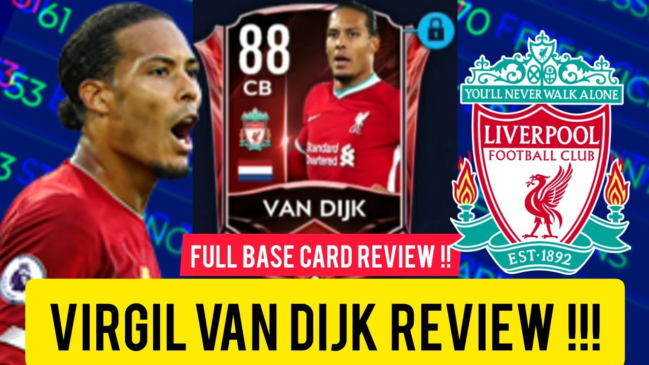 FIFA MOBILE 21 - VAN DIJK REVIEW !!! 😱🔥 | RARE 88 BASE CARD | ABSOLUTE ...