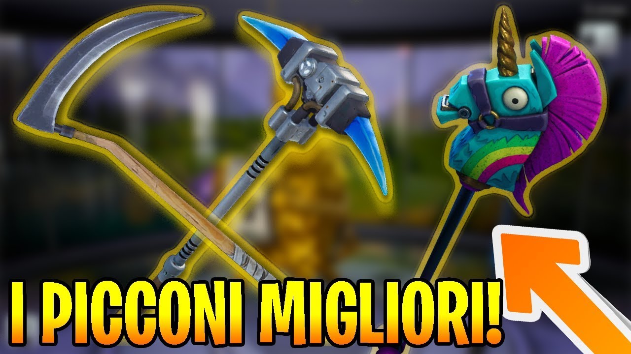 I MIGLIORI PICCONI da AVERE su Fortnite Battle Royale - YouTube