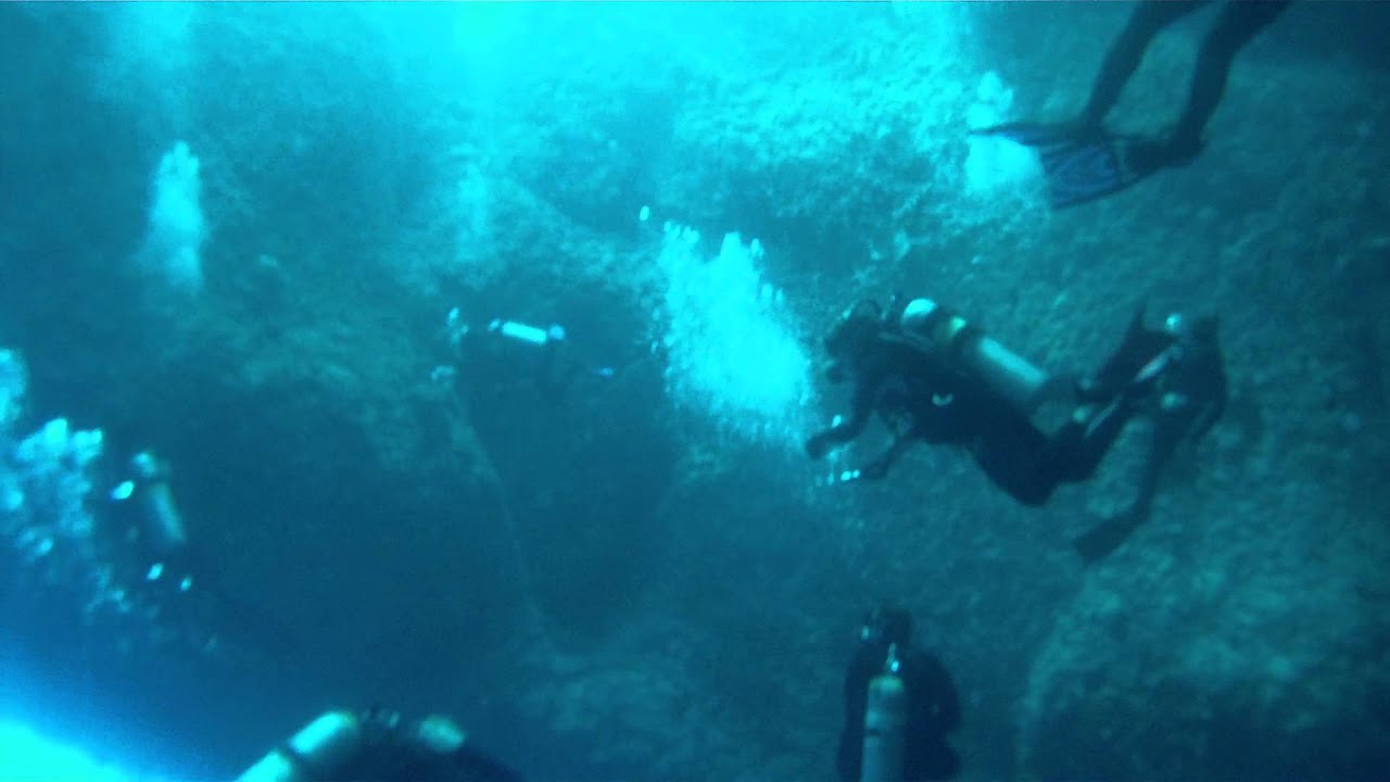 Palau - Blue Hole 1 - YouTube