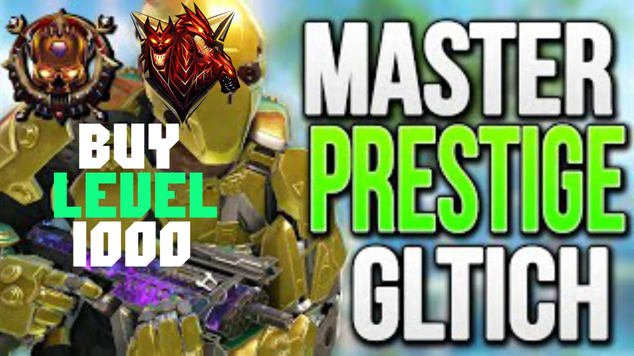 HOW TO GET PRESTIGE MASTER LEVEL 1000 - EASY TOTURIAL - YouTube