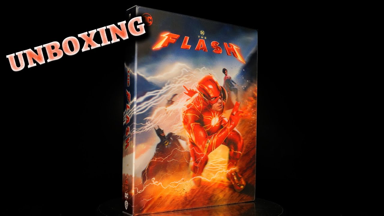 The Flash Manta Steelbook 4k Blu-ray UNBOXING - YouTube