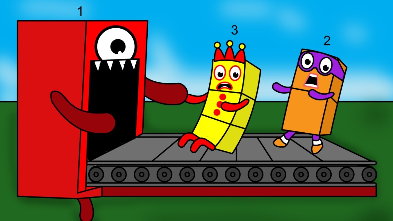Numberblocks 1 Robot Rampage: Can Numberblocks 2 and 3 Stop It ...