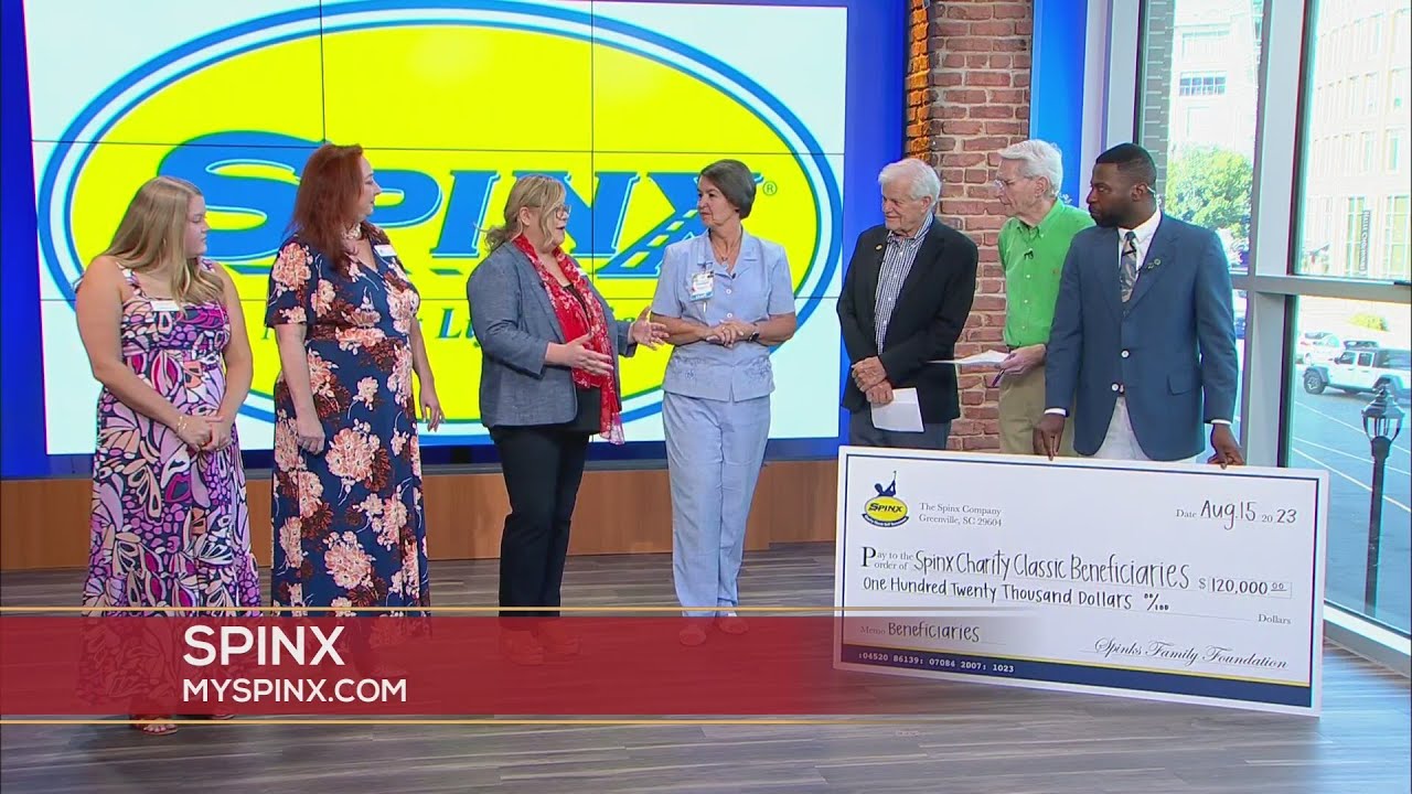 Spinx Family Foundation Donating $120,000 To Four Local Charities - YouTube