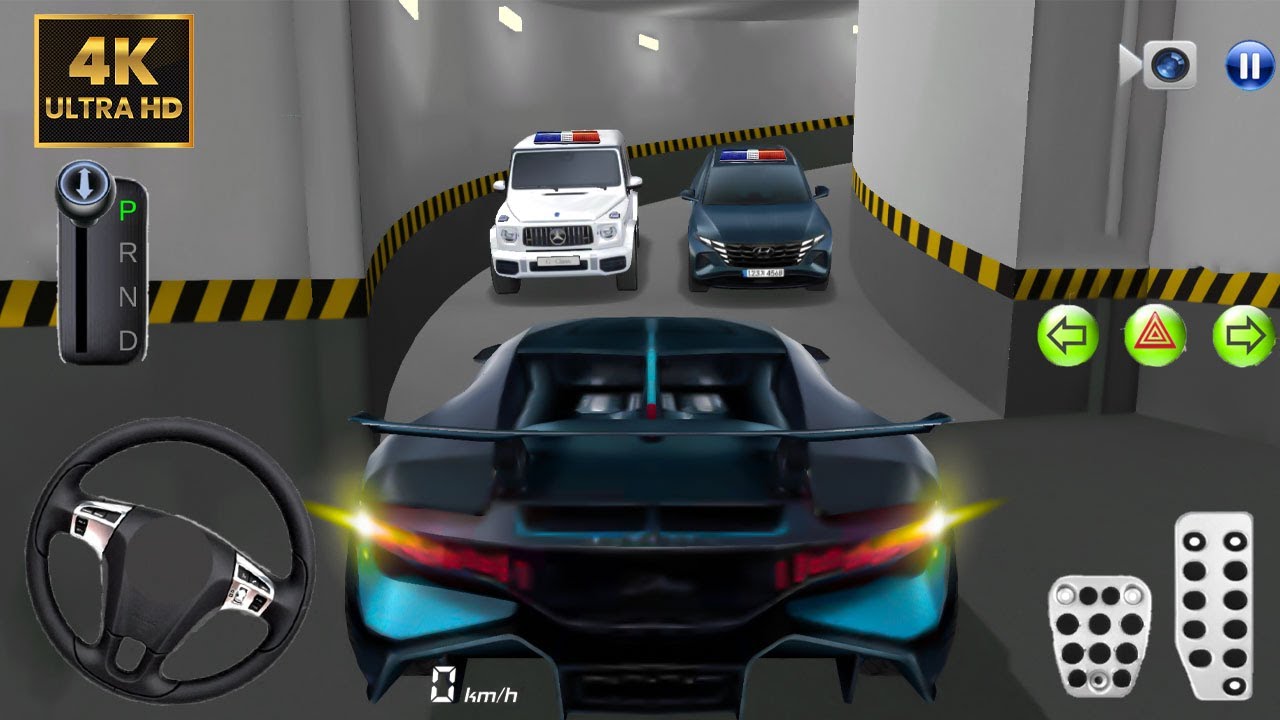 New Racing Car Bugatti in Parking - 3D Driving Class Simulation - best ...