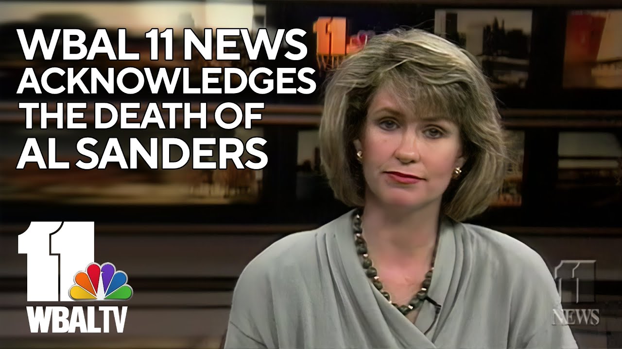 WBAL-TV Baltimore | 11 News Acknowledges The Death of WJZ's Al Sanders ...