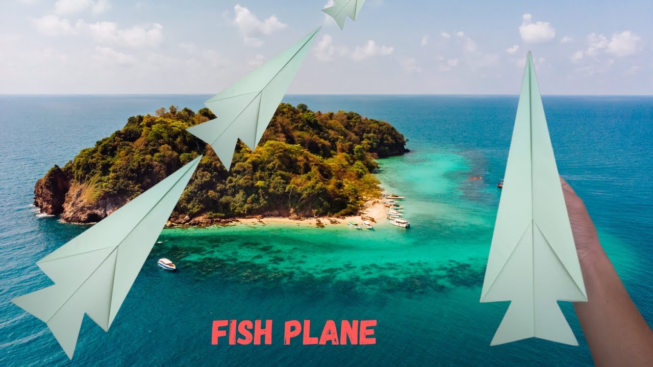 Flying Fish Paper Plane | How to make a Paper plane | Easy paper Craft ...