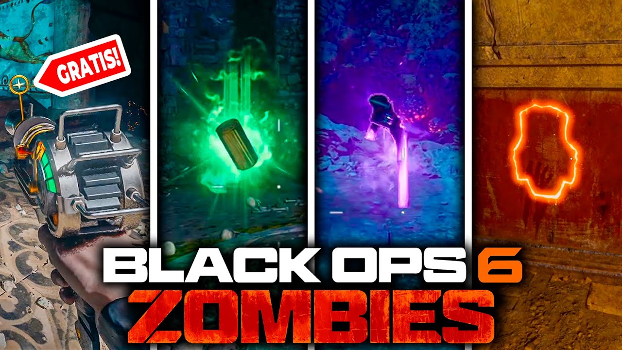 Todos os SIDE EASTER EGG do mapa THE TOMB do BO6 ZOMBIES - YouTube