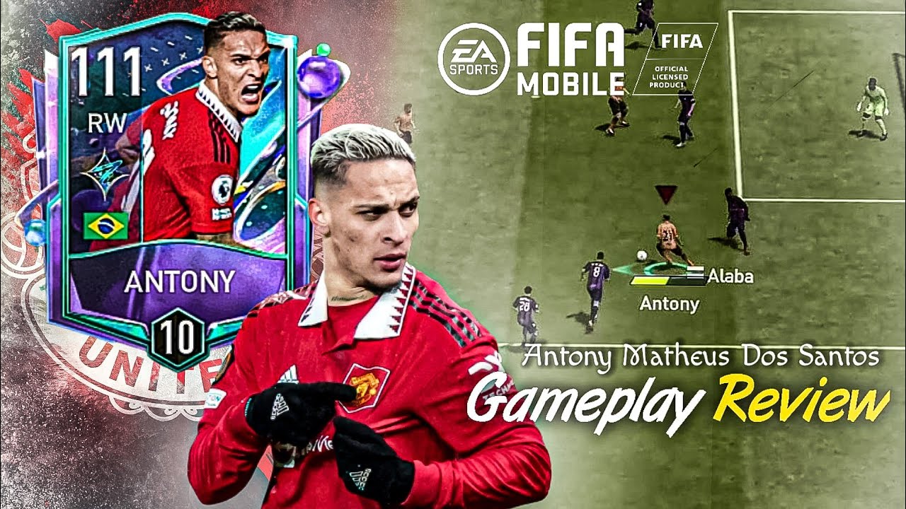 Antony Matheus dos Santos 🇧🇷 player card testing || 109 ovr RW Antony ...