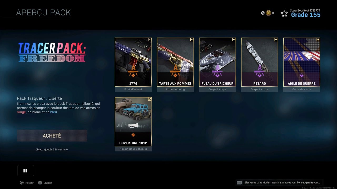 Le M4 pack TRACERPACK FREEDOM est incroyable !!!COD WARZONE - YouTube