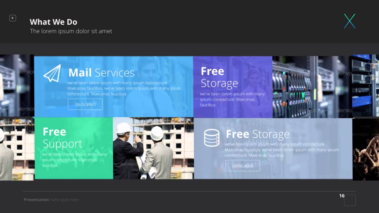 X Note II - Keynote Template (dark version) - YouTube