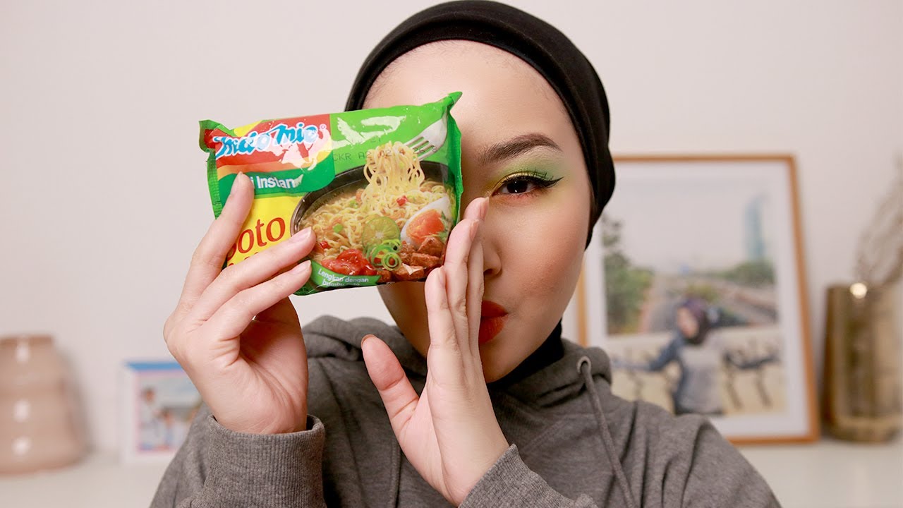 Indomie Inspired Makeup ?! | Kiara Leswara - YouTube