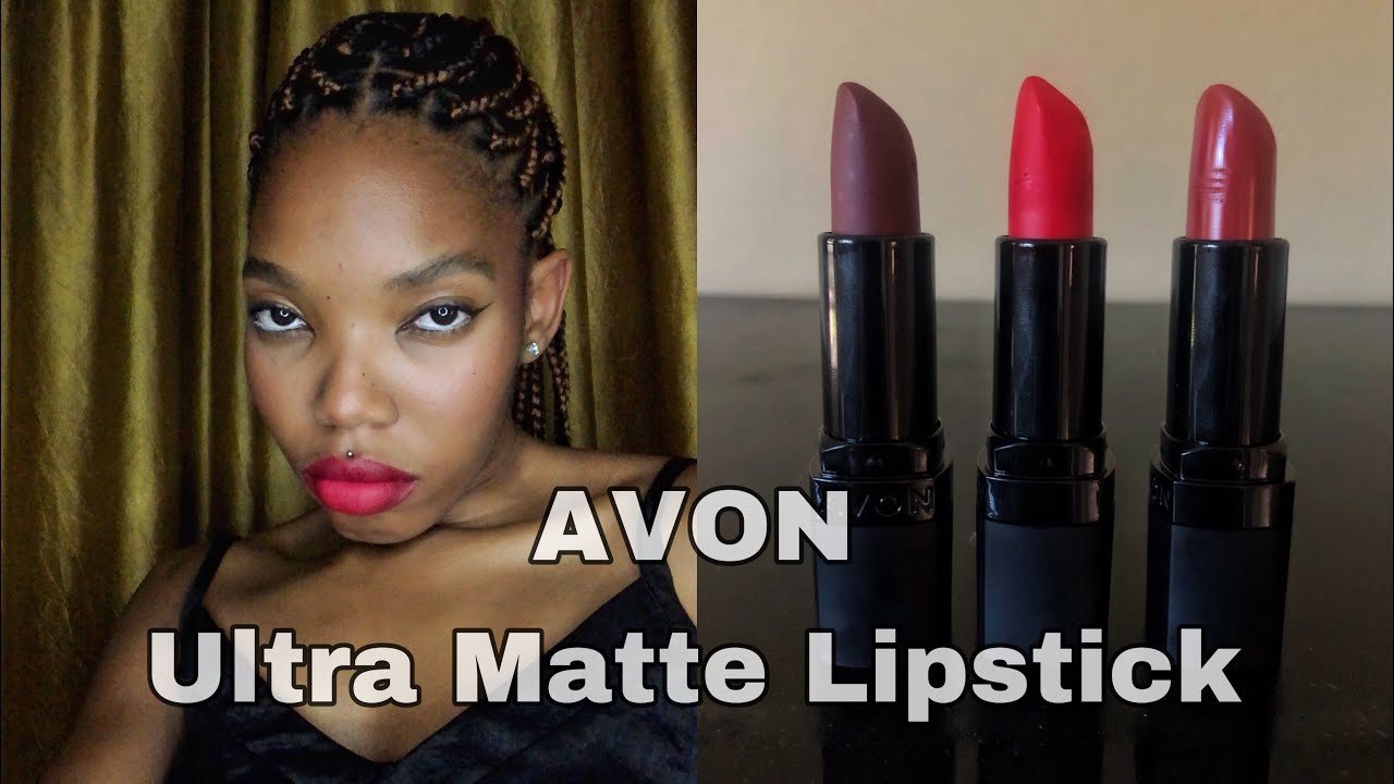 AVON Ultra Matte Lipstick Review • #lipstickreview # ...