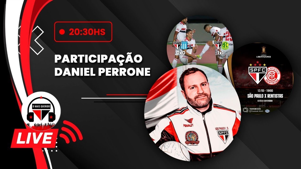 Live - PARTICIPAÇÃO ESPECIAL DE DANIEL PERRONE #16 - YouTube