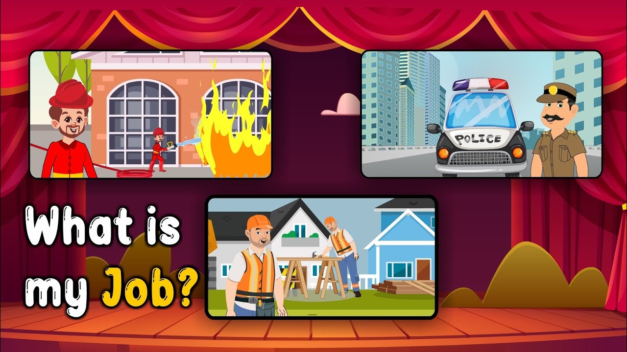What is my job | Job song | kids rhymes | kids dance | - YouTube
